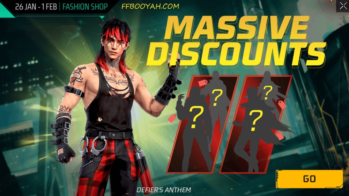 New Fashion Shop in Free Fire MAX is offering an exclusive Defier's ...