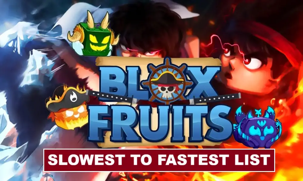 Slowest to Fastest Fruits in Blox Fruits Update 28 List - All Fruits ...